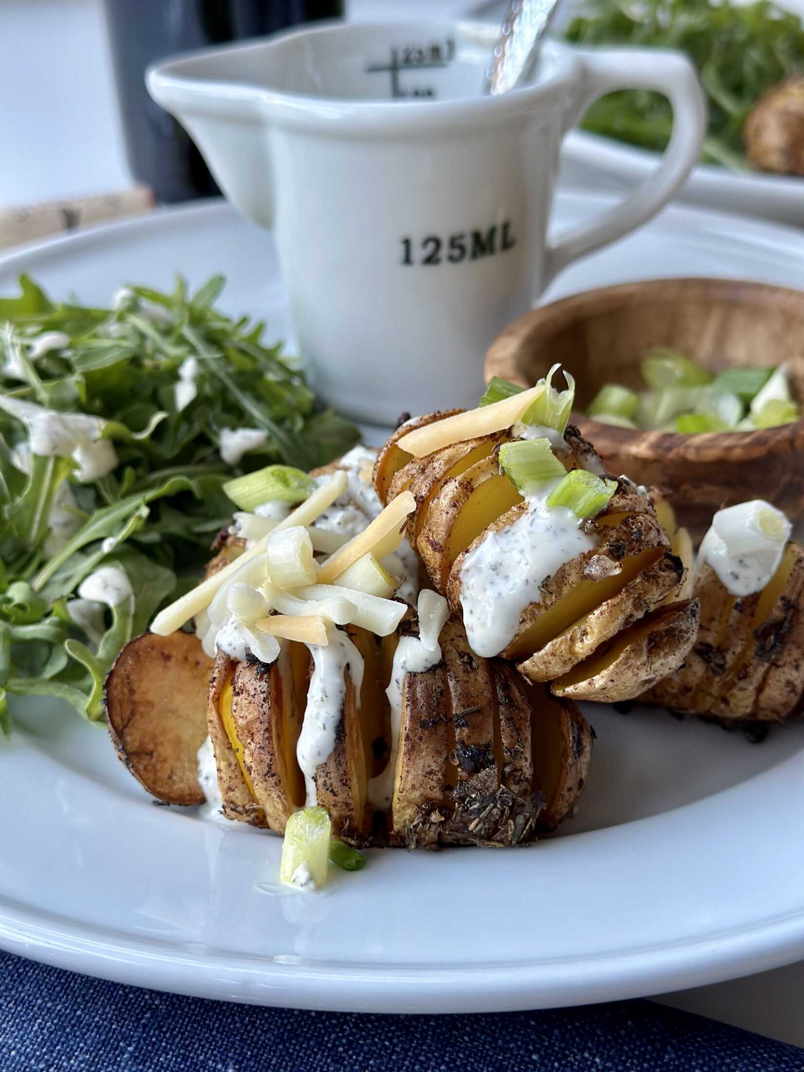 Crispy Hasselback Potatoes - Kerrie Kelly